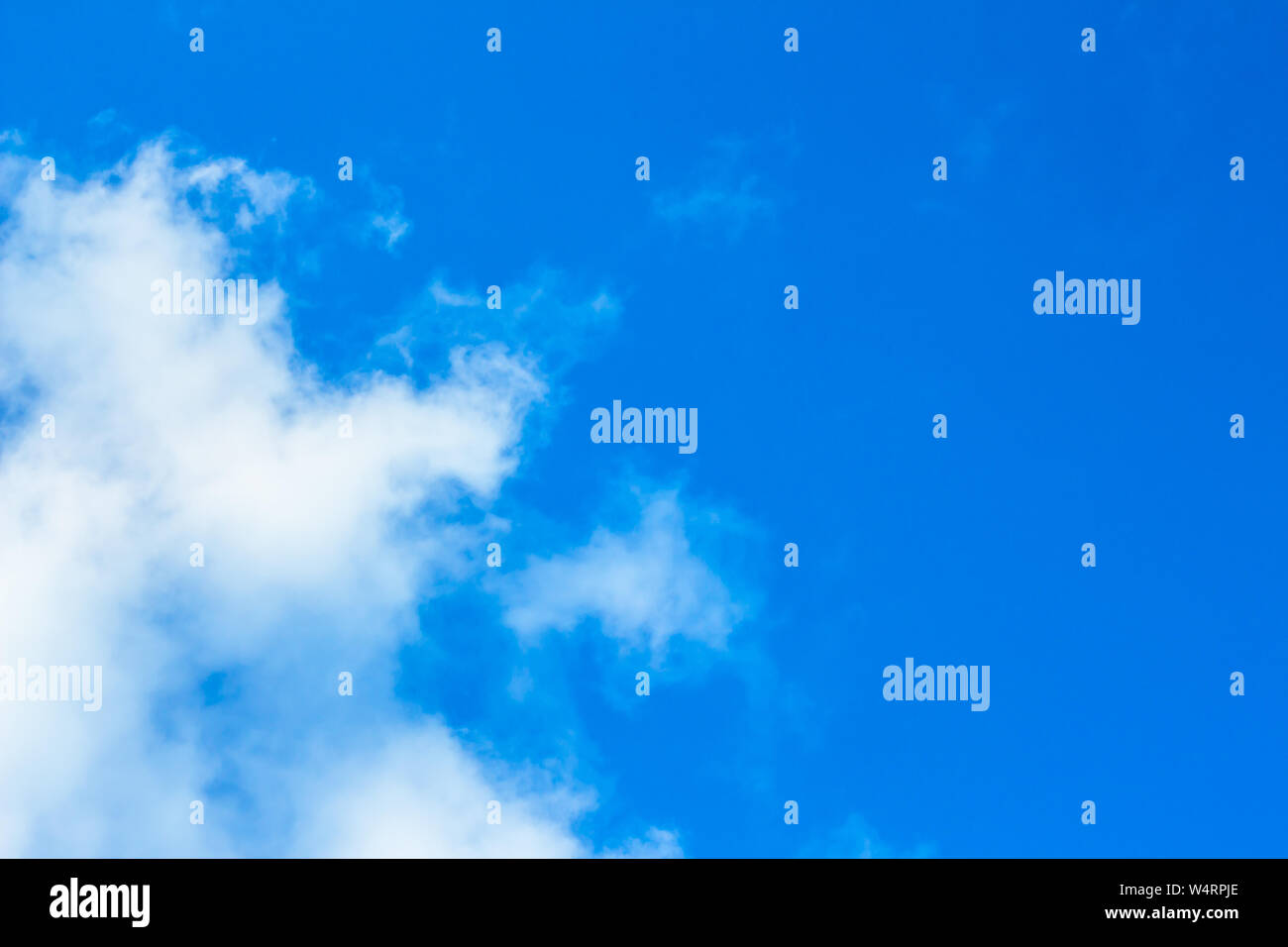 Blue sky and clouds in the fresh air Stock Photo - Alamy