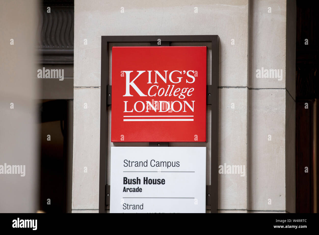 Kings college bush house hi-res stock photography and images - Alamy