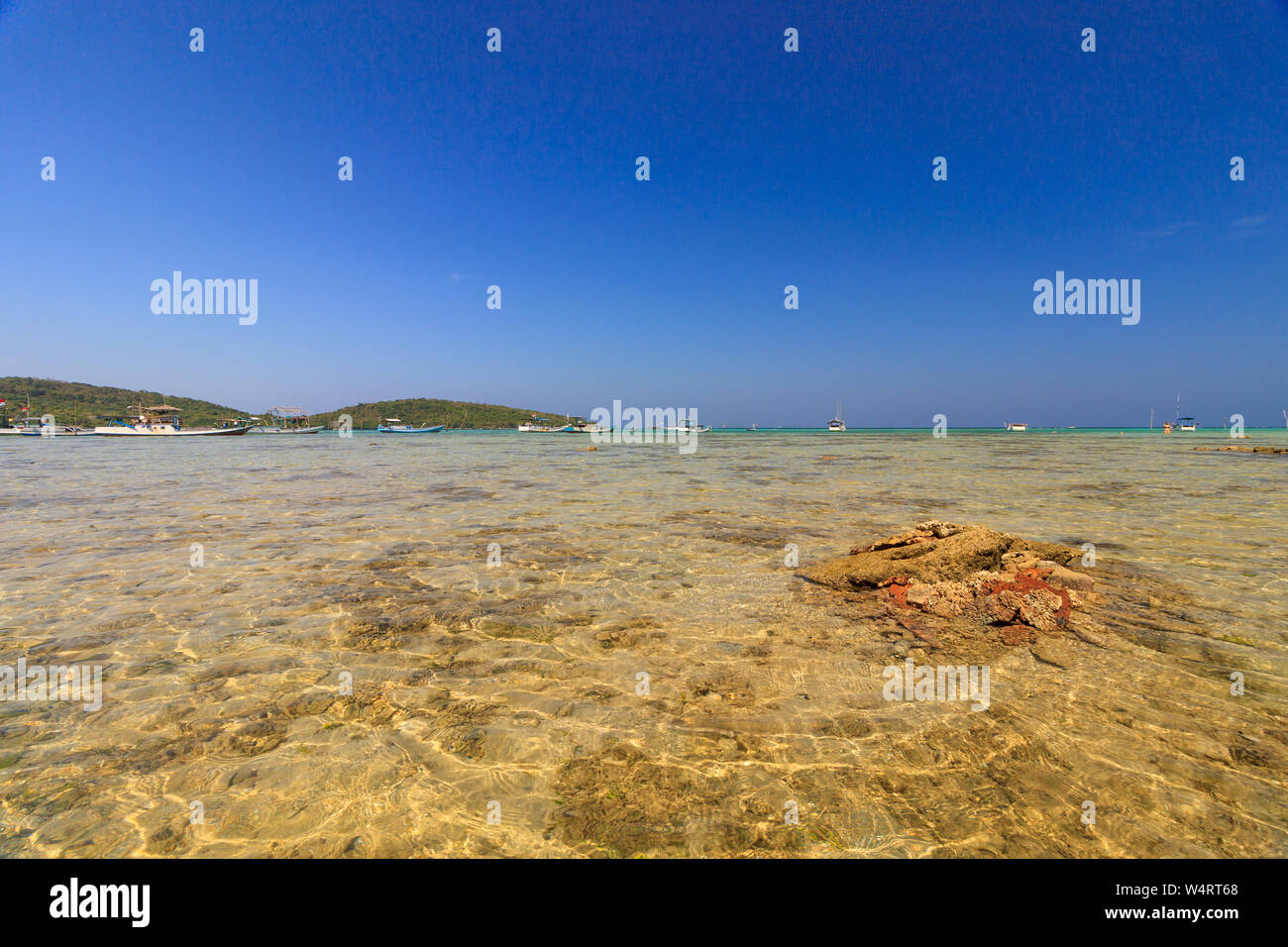 The Beautiful pristine beaches of Karimunjawa, Java, Indonesia Stock ...
