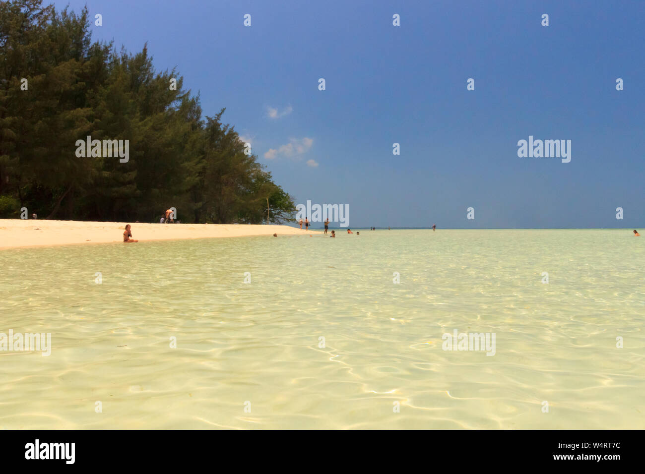 The Beautiful pristine beaches of Karimunjawa, Java, Indonesia Stock ...