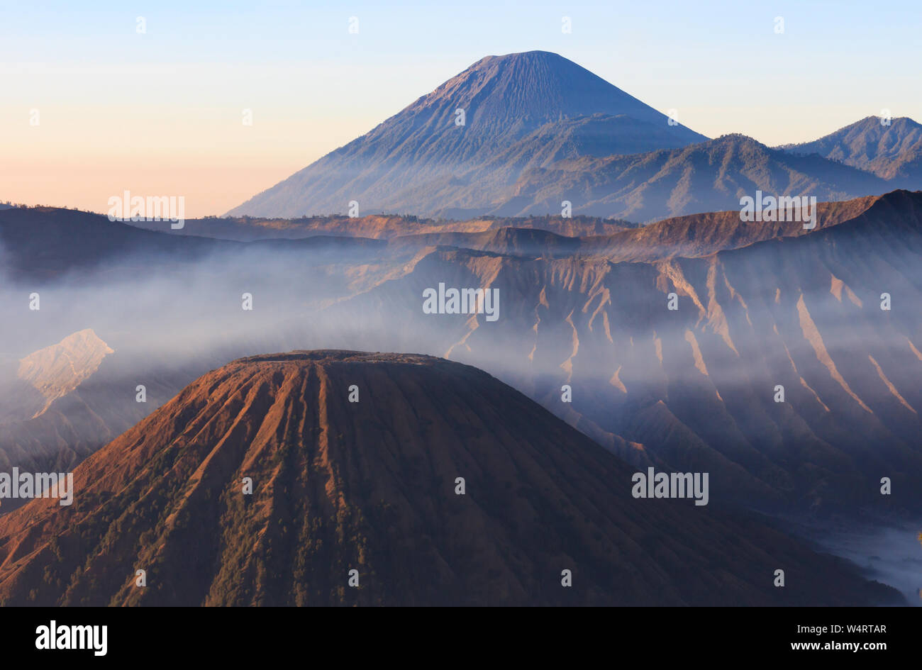 Morning shot of Gunung Bromo, Java, Indonesia Stock Photo - Alamy