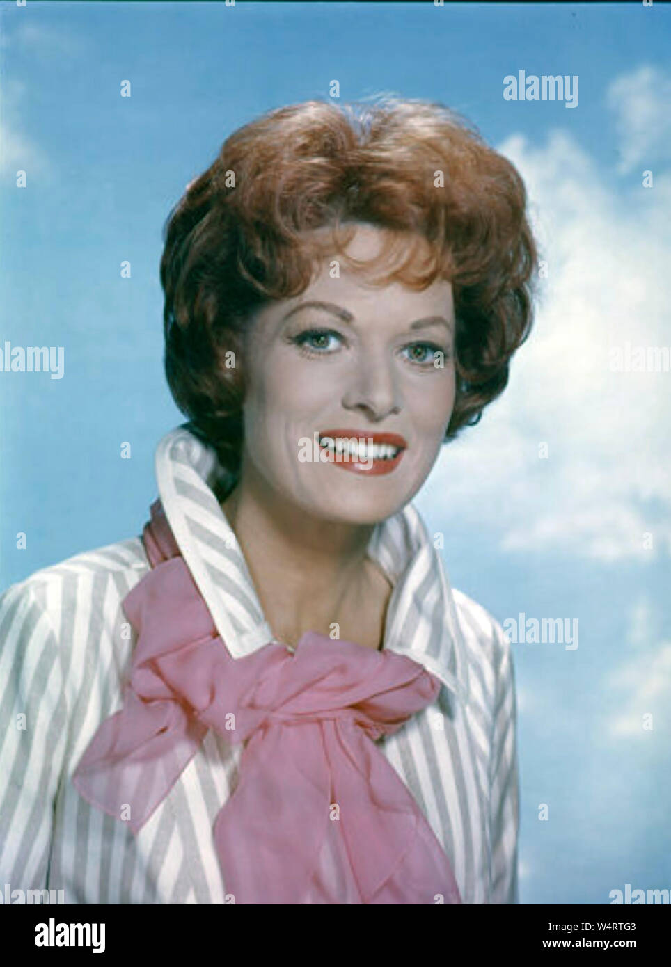 MAUREEN O'HARA (1920-2015) Irish-American film actress in 1965 Stock ...