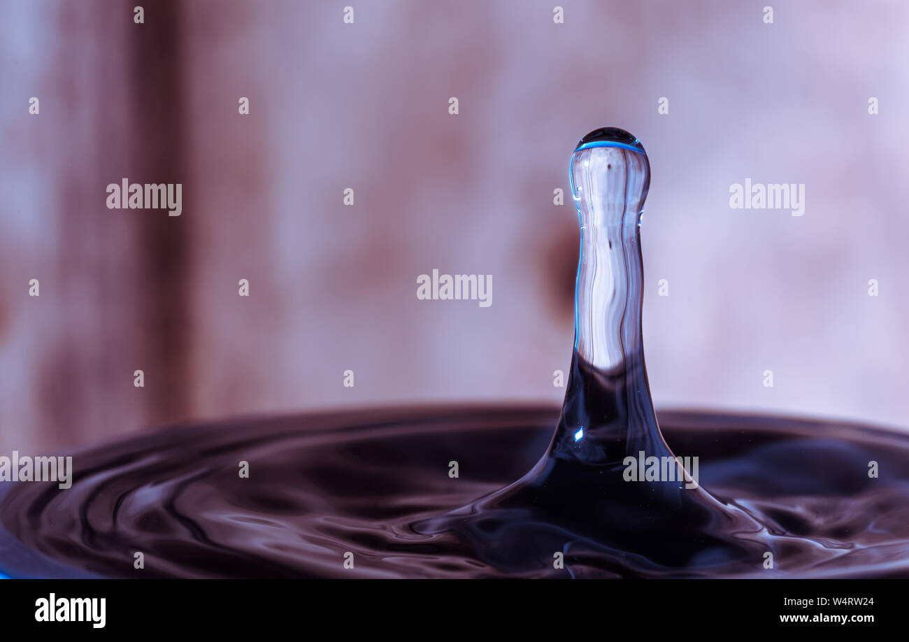 Water drop in the ocean - high temperature causes problems with water ...