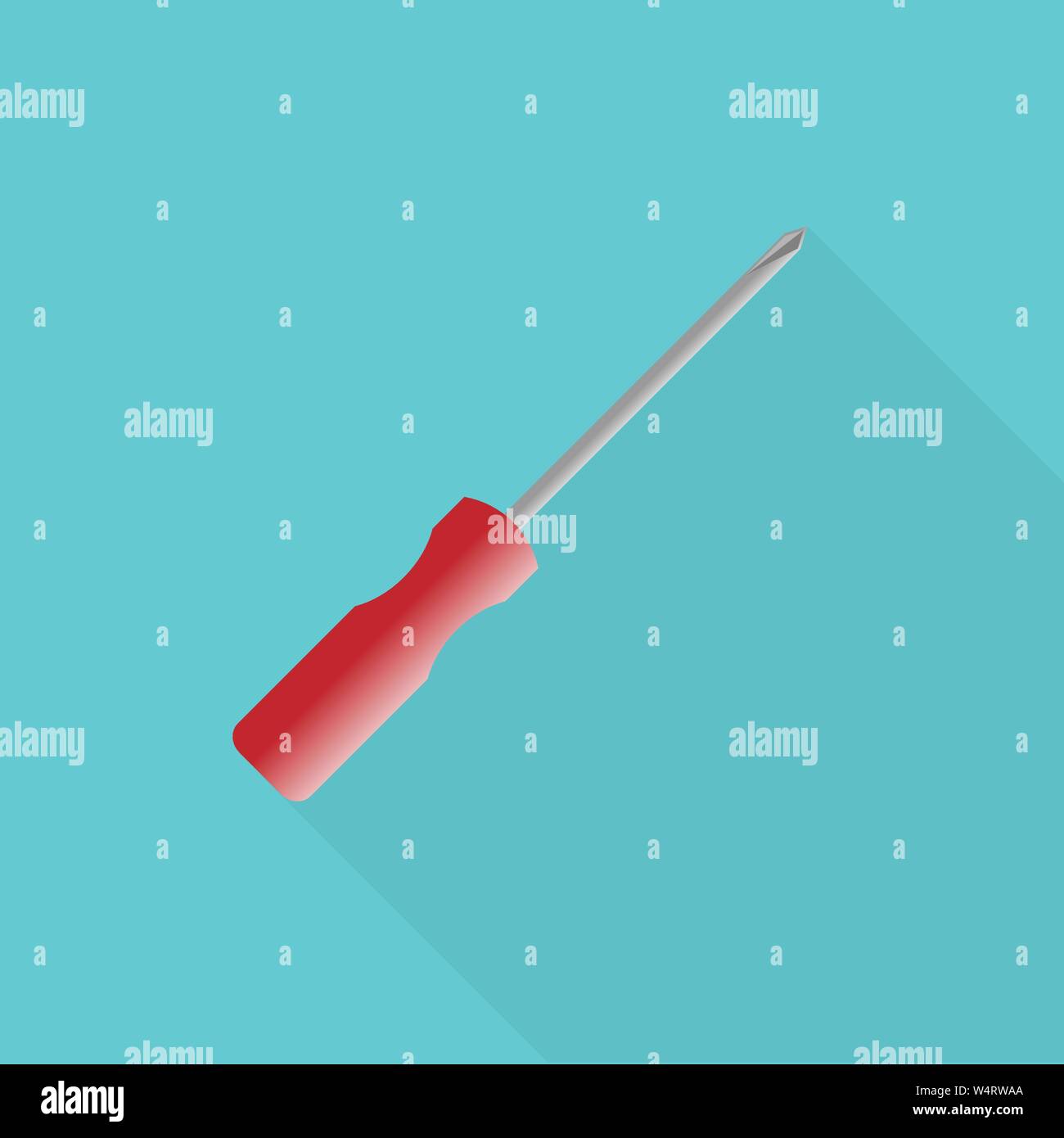 Cross screwdriver cartoon vector illustration isolated Stock Vector ...
