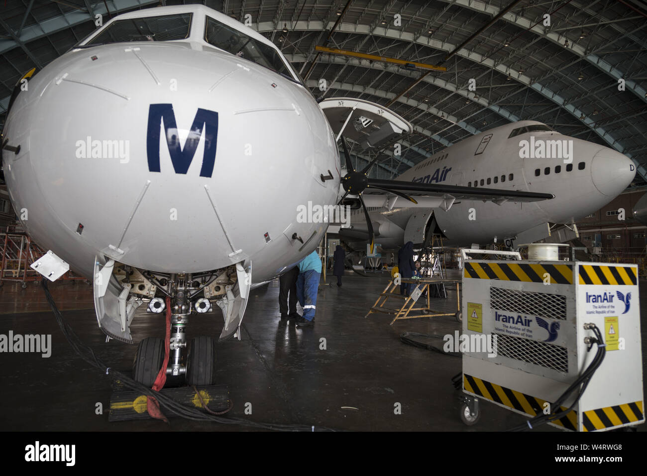 July 24, 2019, Tehran, Tehran, Iran: This photo shows technicians and ...