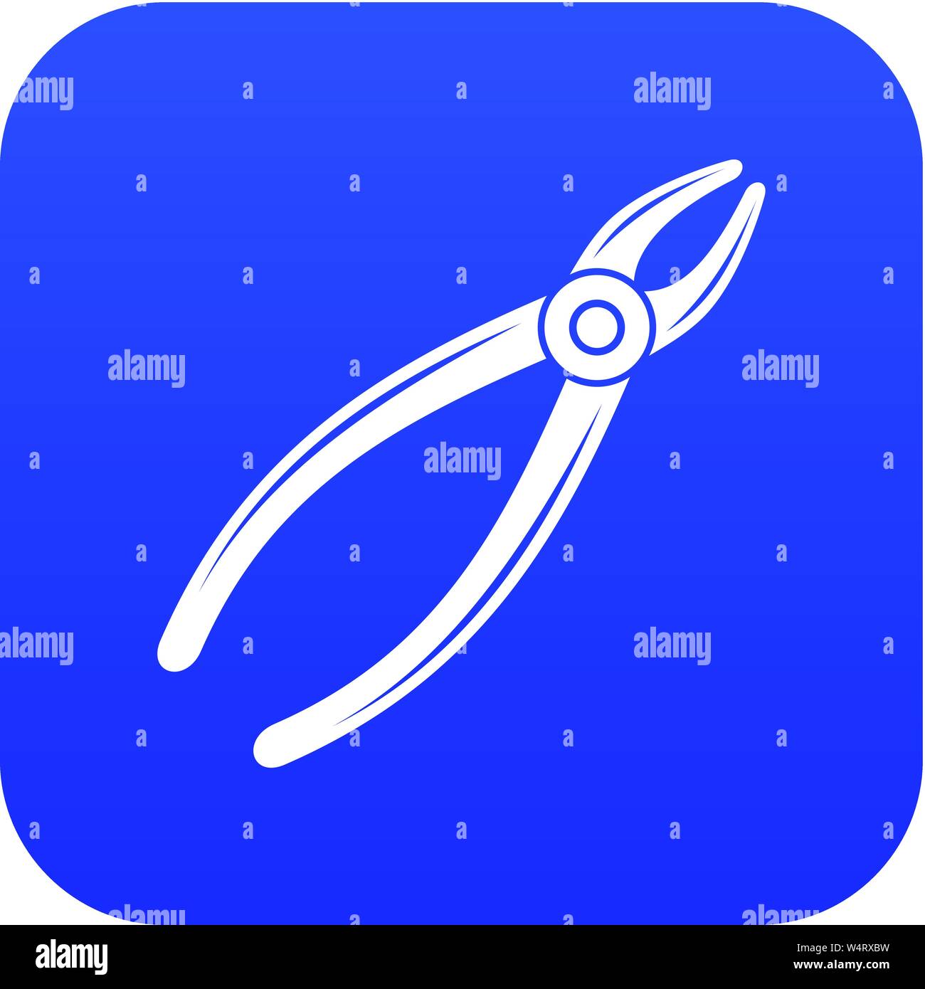 Tooth pliers icon, simple black style Stock Vector Image & Art - Alamy