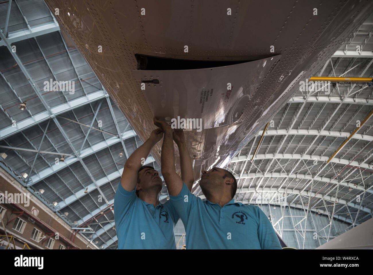 July 24, 2019, Tehran, Tehran, Iran: This photo shows technicians and ...