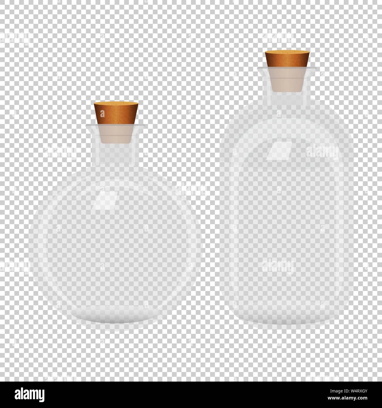 Glass bottle liquid base Stock Vector Images - Alamy