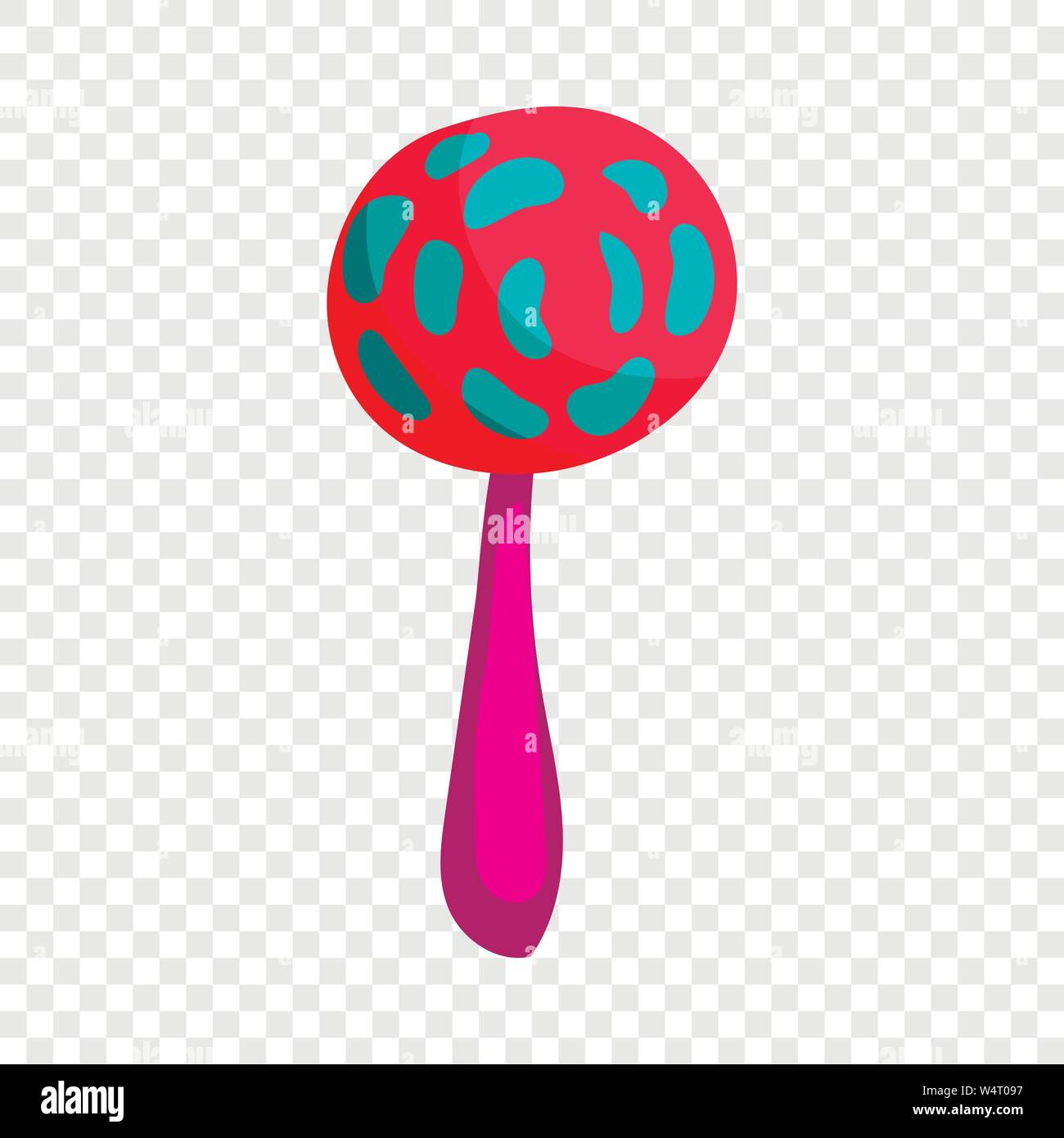 Baby rattle icon, cartoon style Stock Vector Image & Art - Alamy