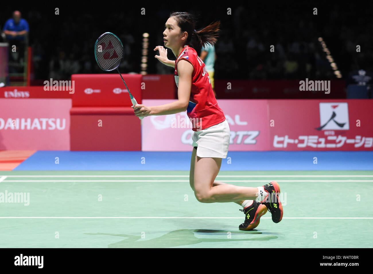 Tokyo, Japan. 25th July, 2019. Aya Ohori (JPN) Badminton : Daihatsu ...