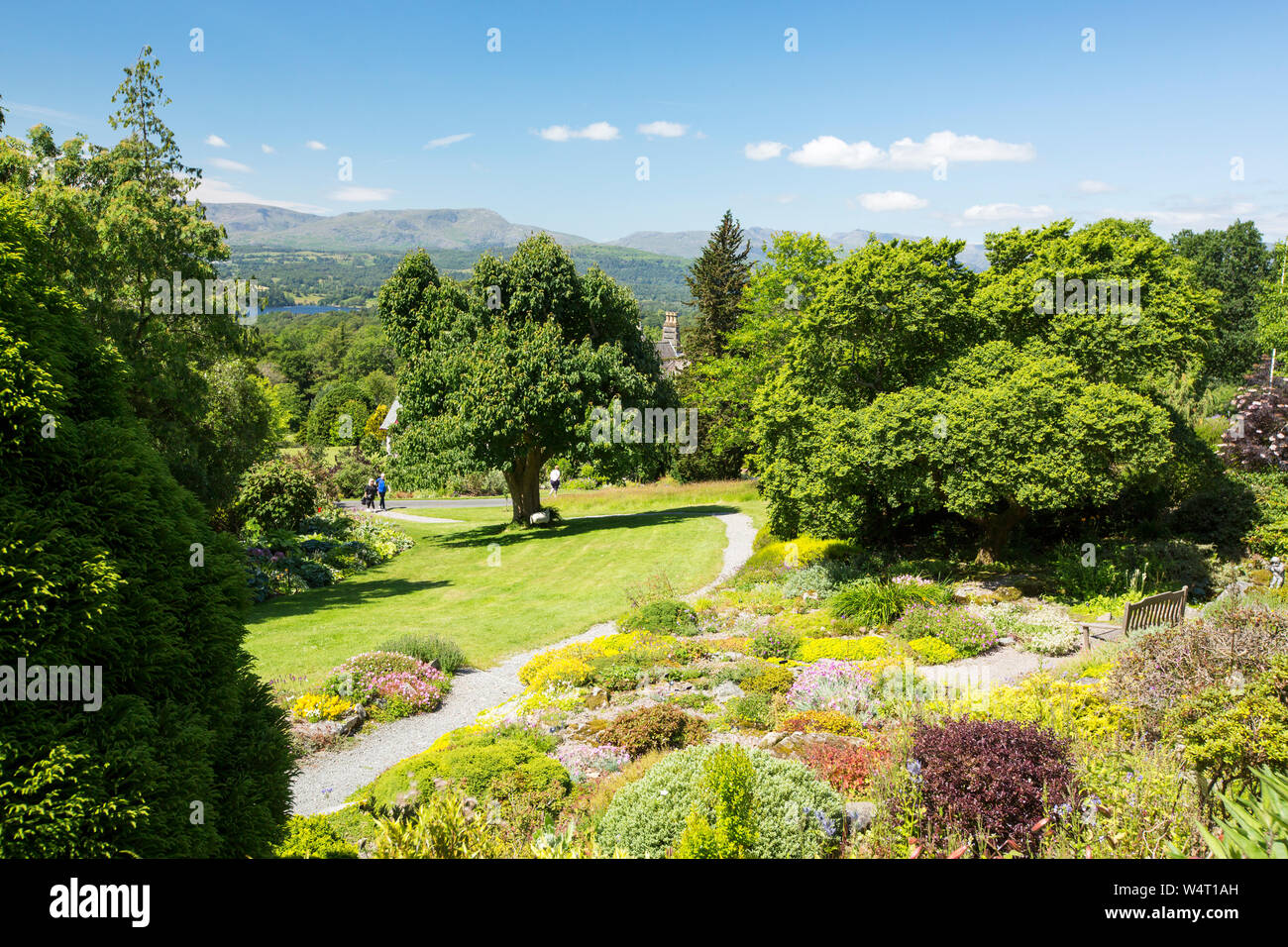 Holehird Gardens, Windermere, Cumbria, UK Stock Photo - Alamy