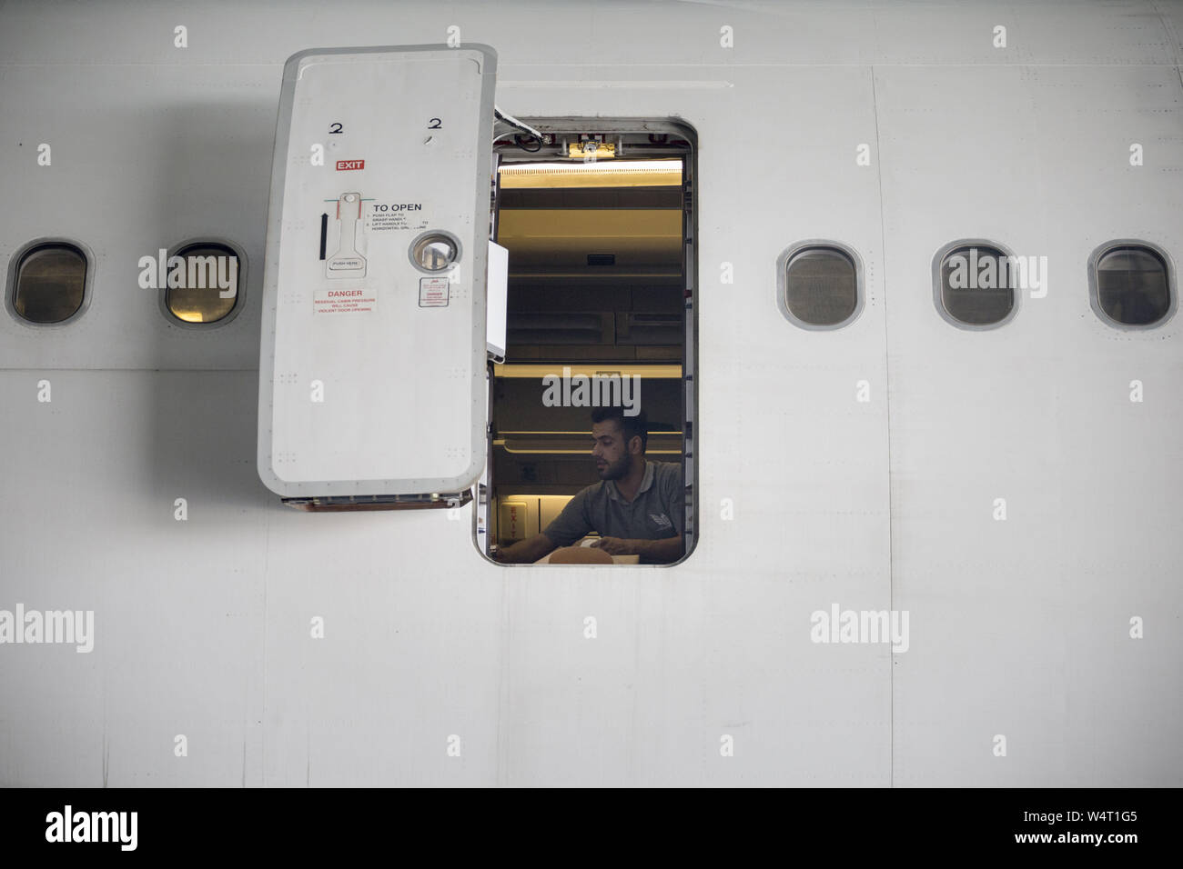 July 24, 2019, Tehran, Tehran, Iran: This photo shows technicians and ...