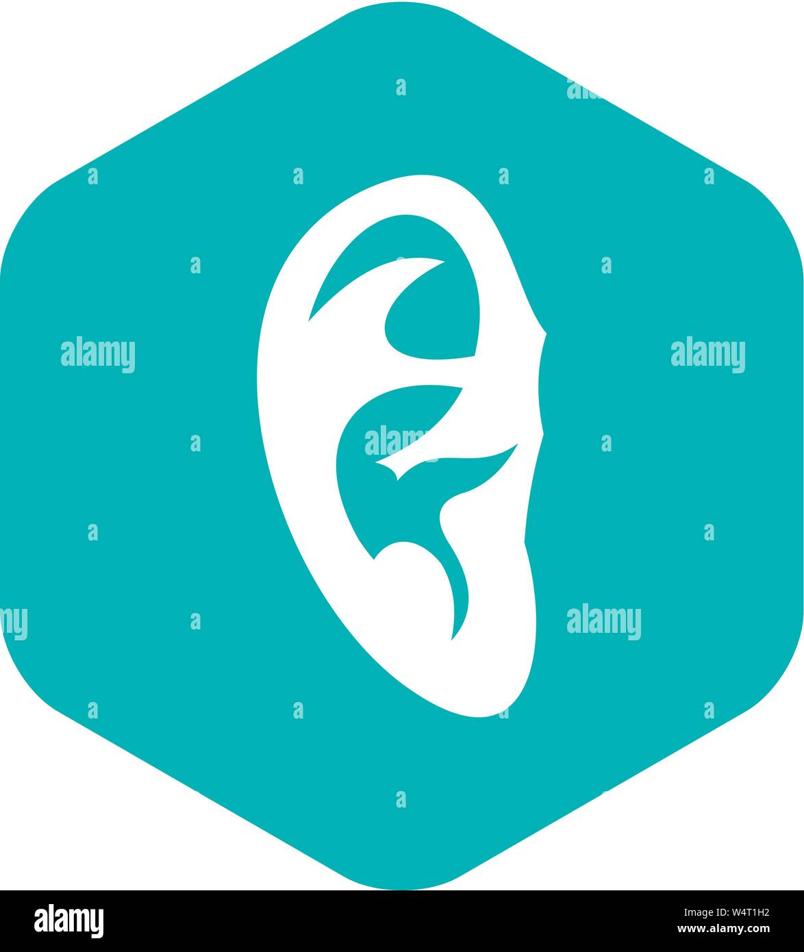 Ear icon, simple style Stock Vector Image & Art - Alamy