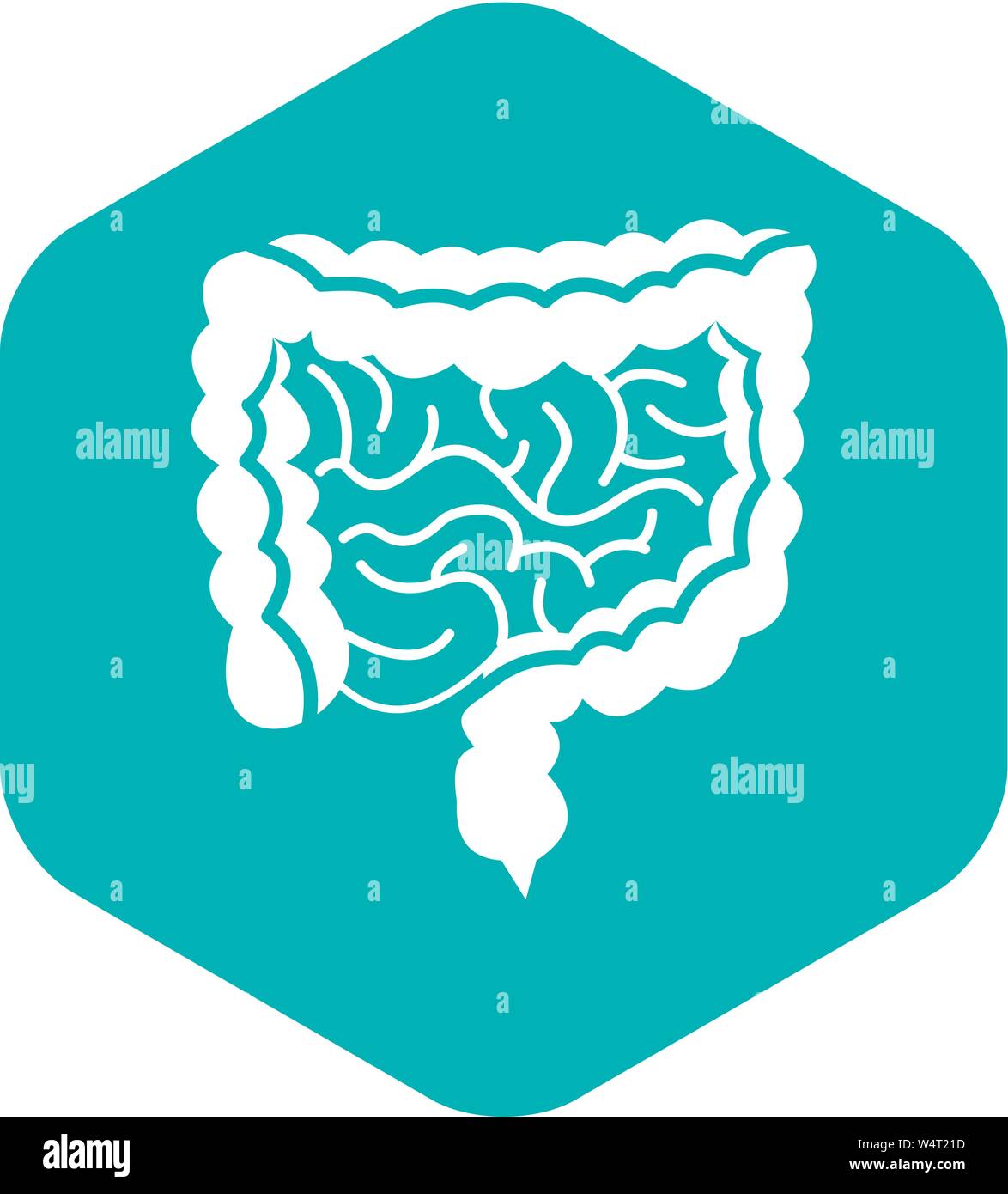 Intestines icon, simple style Stock Vector Image & Art - Alamy