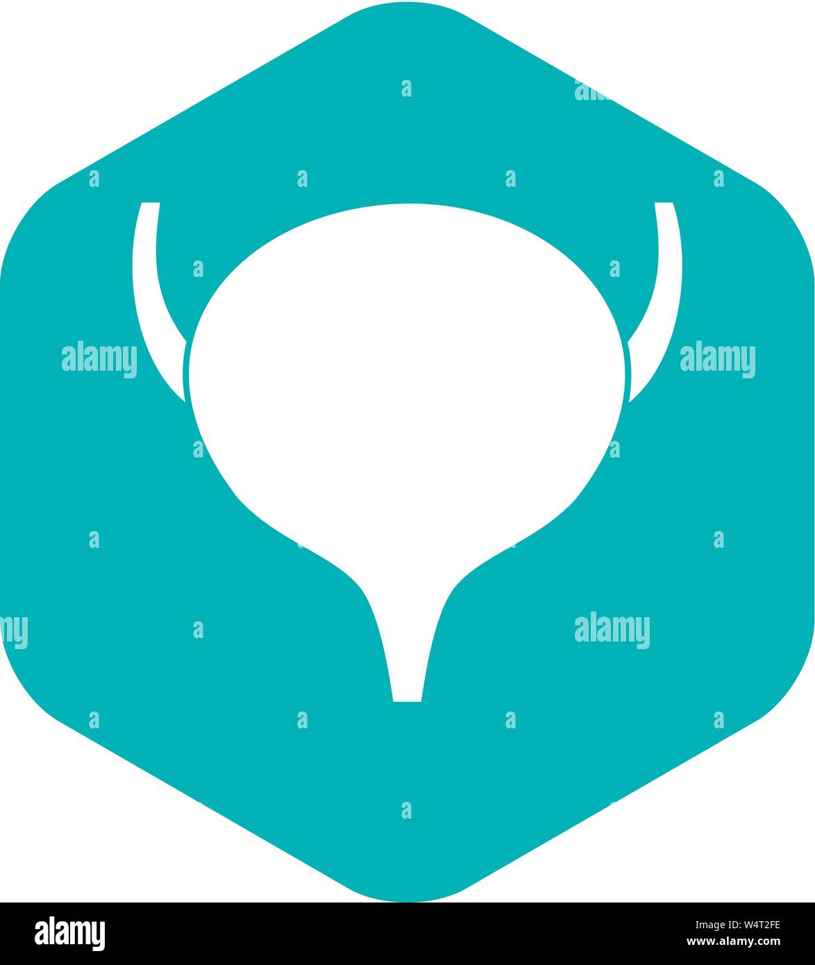 Bladder icon, simple style Stock Vector Image & Art - Alamy
