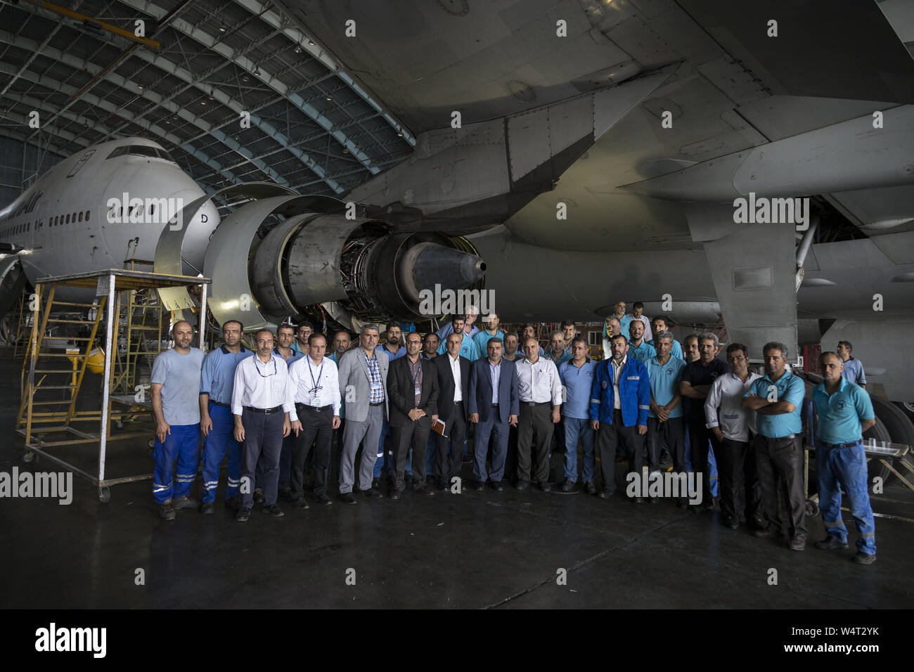 July 24, 2019, Tehran, Tehran, Iran: This photo shows technicians and ...