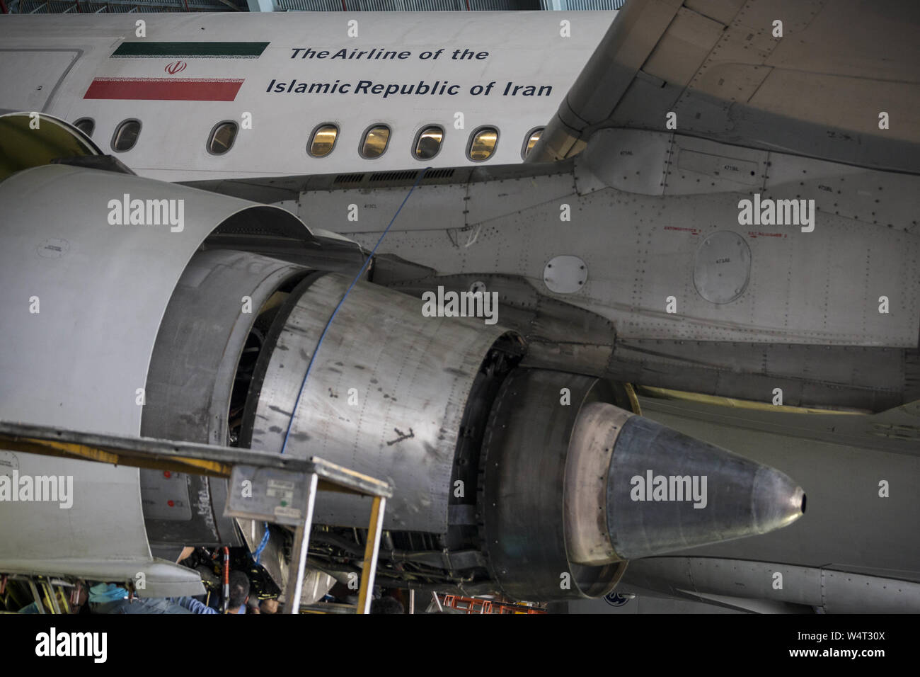 July 24, 2019, Tehran, Tehran, Iran: This photo shows technicians and ...