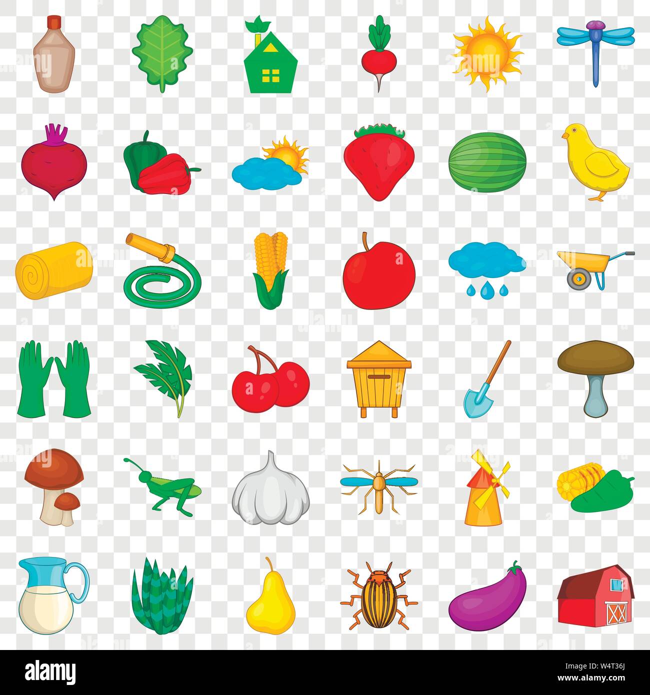 Equipment icons set, cartoon style Stock Vector Image & Art - Alamy