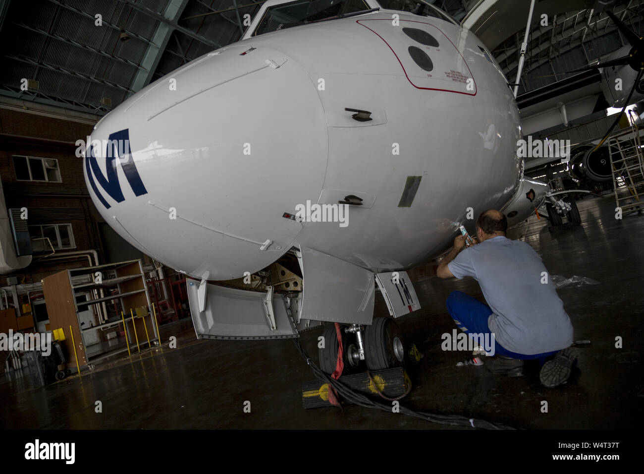 July 24, 2019, Tehran, Tehran, Iran: This photo shows technicians and ...