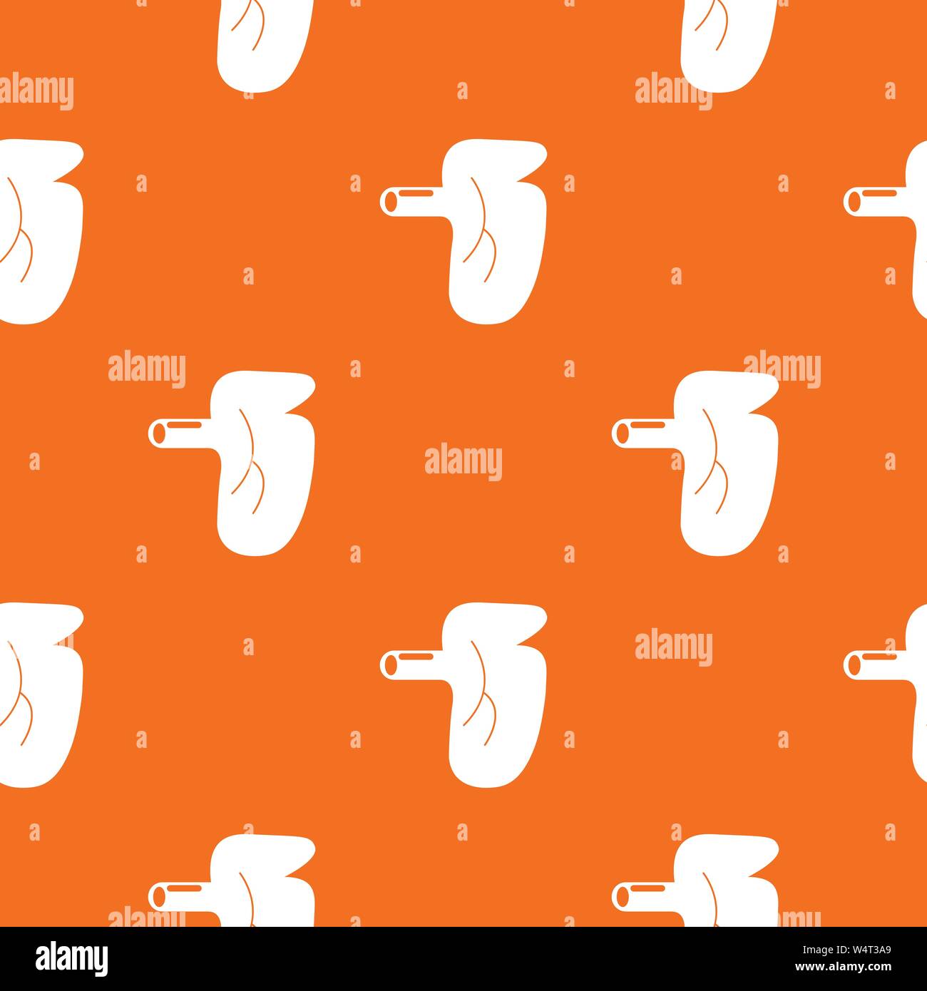 Kidney pattern vector orange Stock Vector Image & Art - Alamy
