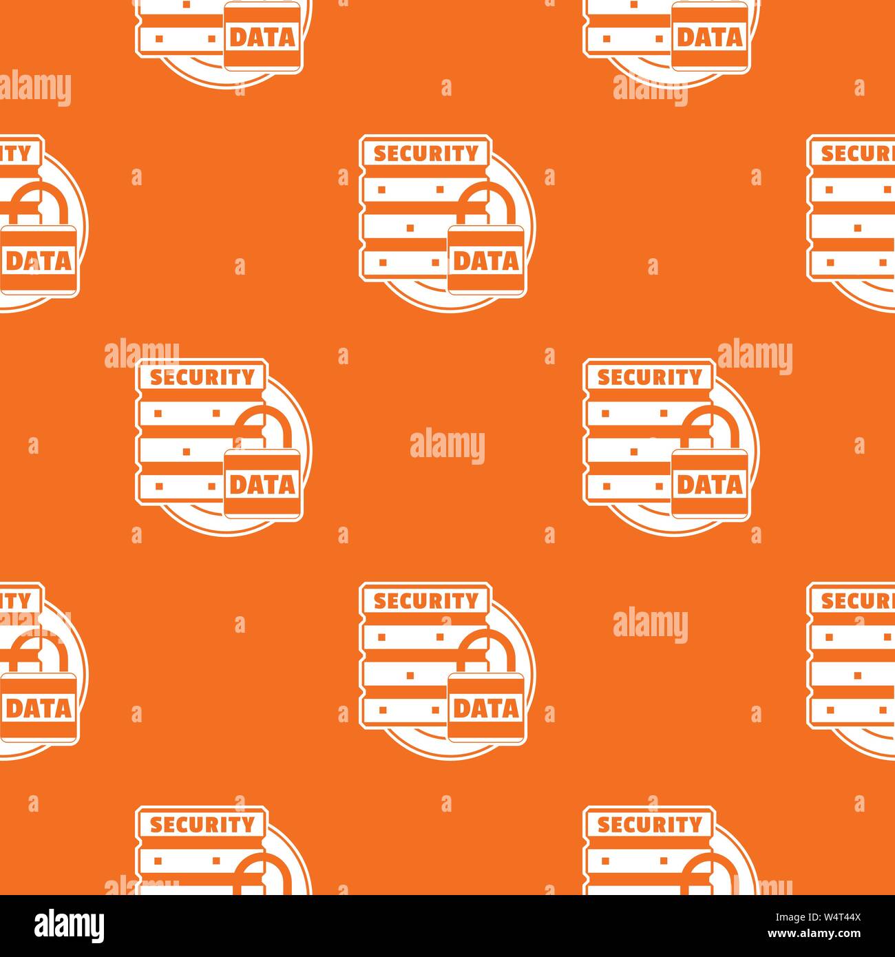 Lock data security pattern vector orange Stock Vector Image & Art - Alamy