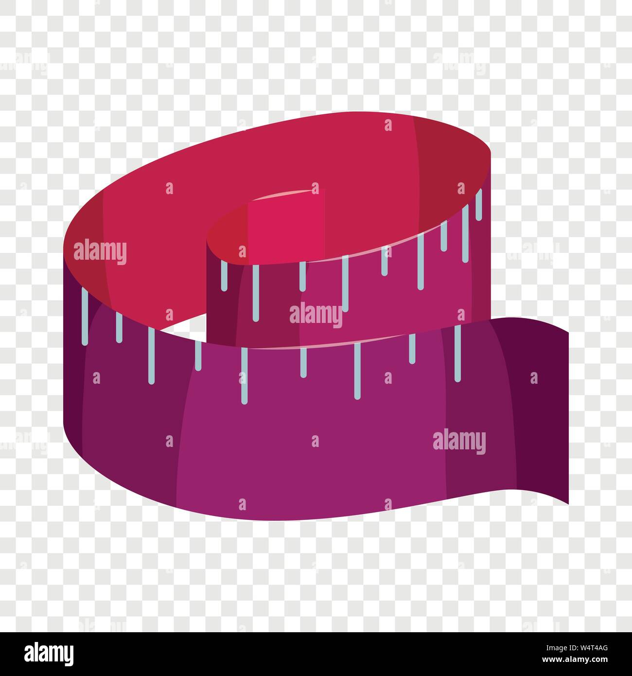 Purple measuring tape icon, cartoon style Stock Vector Image & Art - Alamy