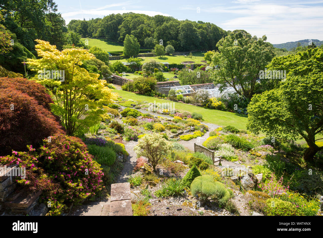 Holehird Gardens, Windermere, Cumbria, UK Stock Photo - Alamy