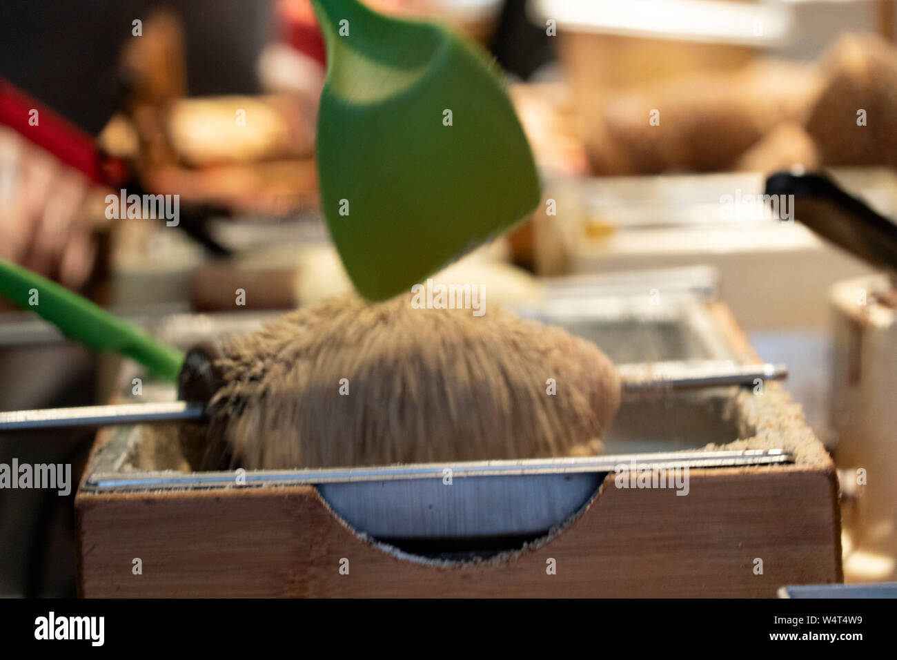 Trdelnik traditional chimney sweet of Prague Czech Republic Stock Photo ...