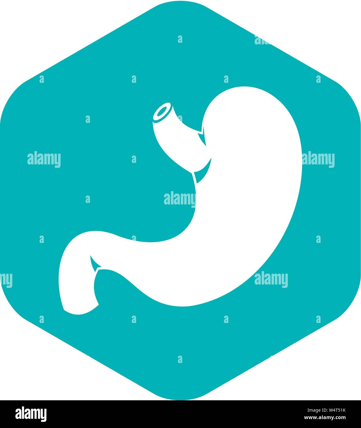 Stomach icon, simple style Stock Vector Image & Art - Alamy