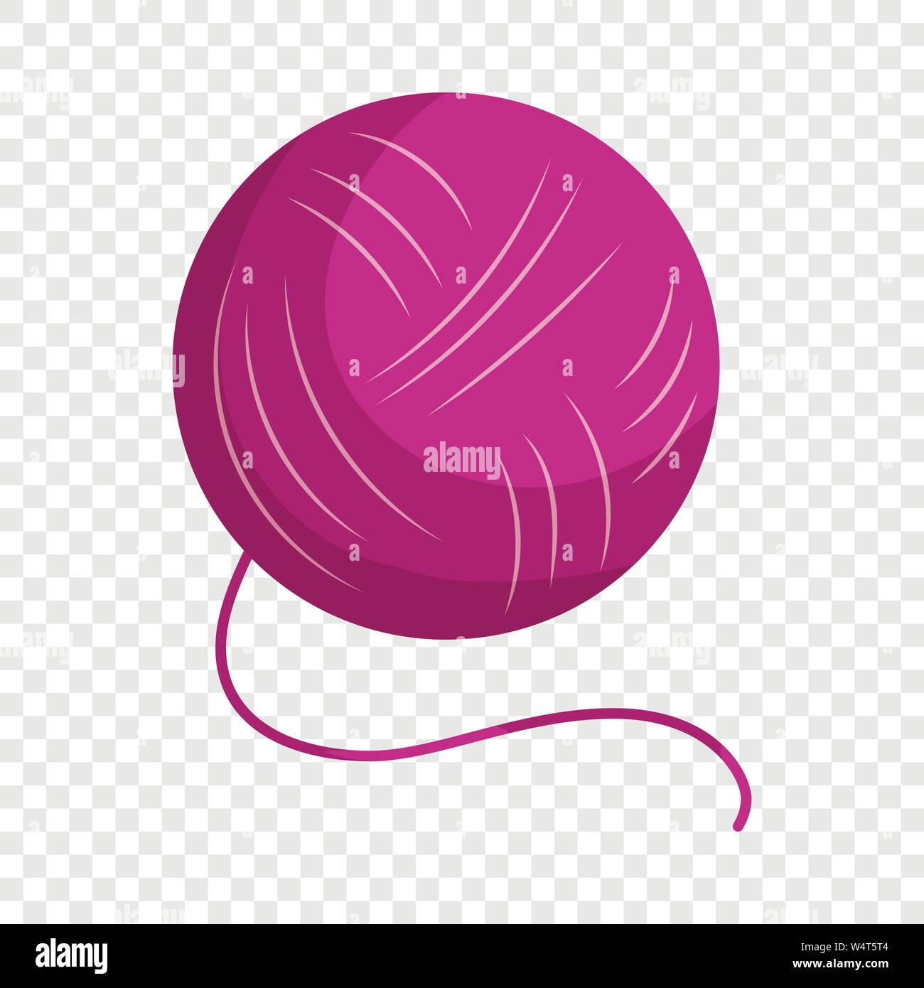 Purple yarn ball icon, cartoon style Stock Vector Image & Art - Alamy