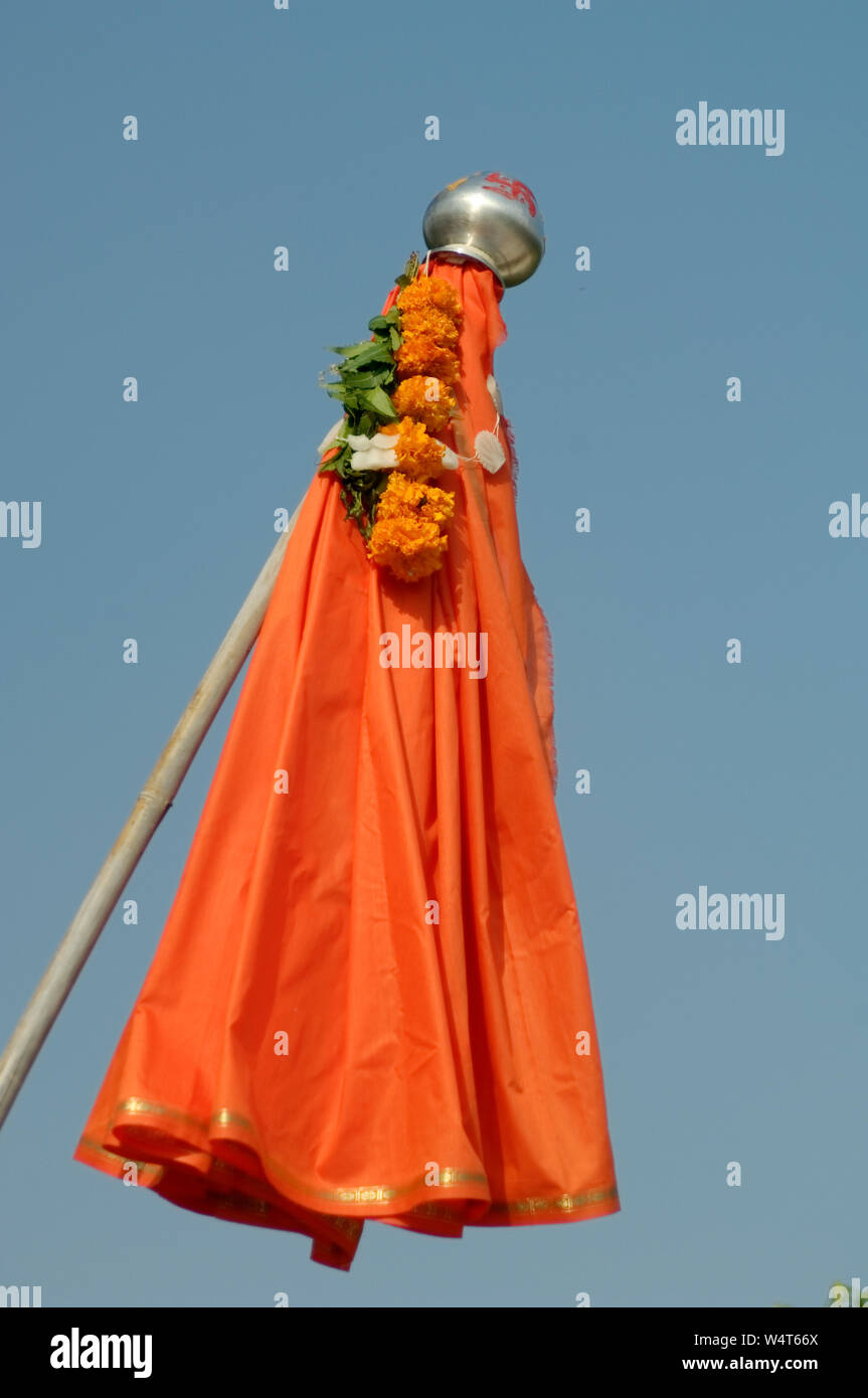 Gudi padwa flag hi-res stock photography and images - Alamy