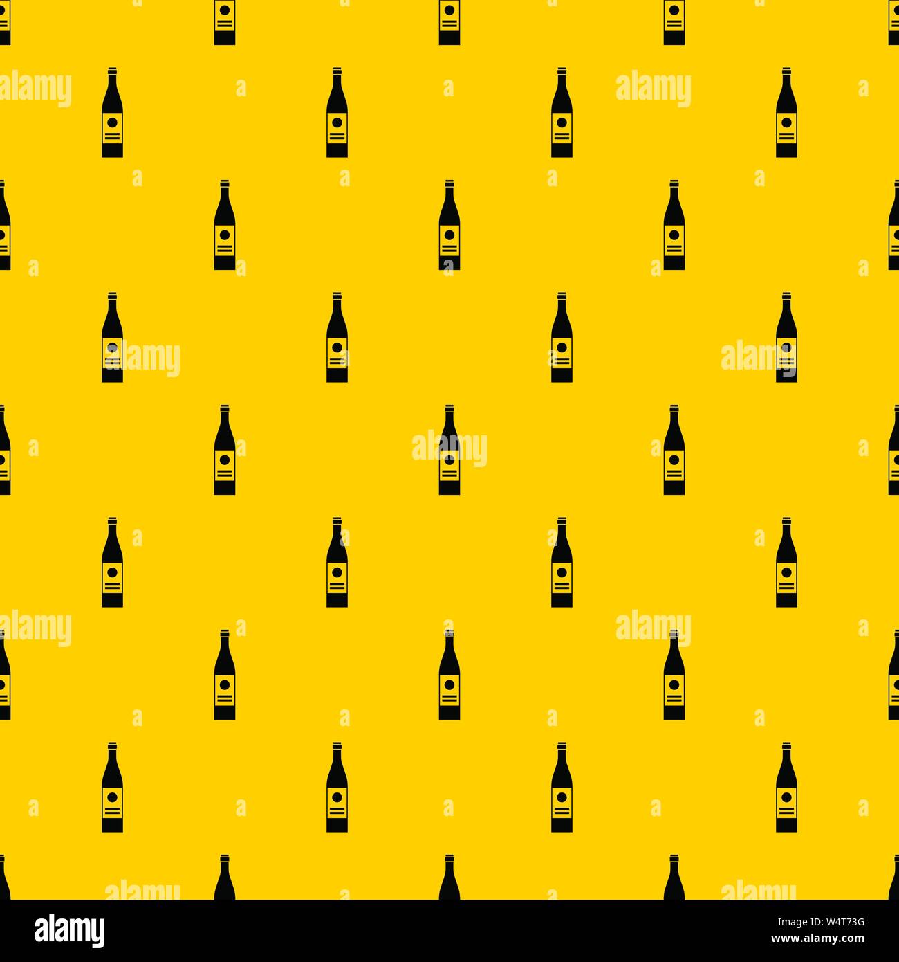 Wine bottle pattern vector Stock Vector Image & Art - Alamy