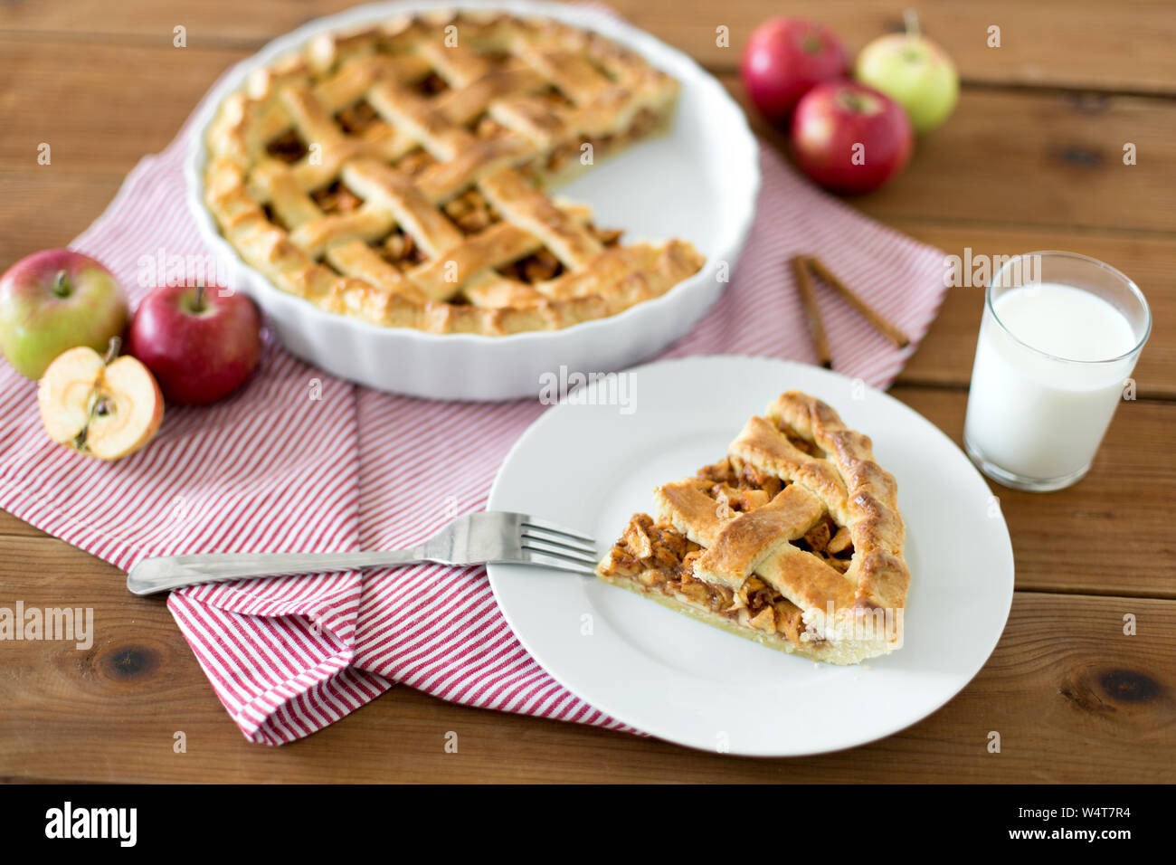 Pie with fork hi-res stock photography and images - Alamy