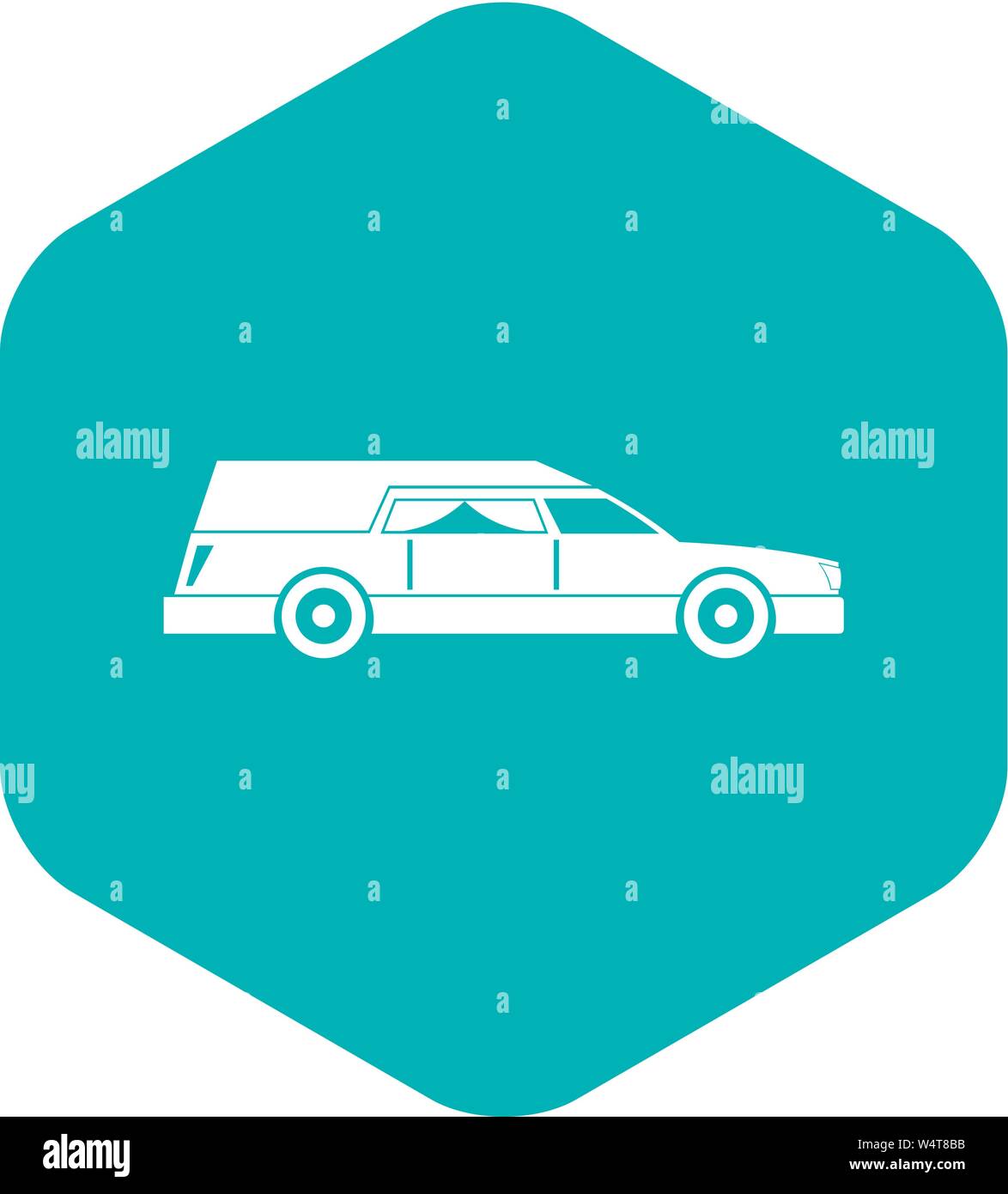 Hearse icon, simple style Stock Vector Image & Art - Alamy