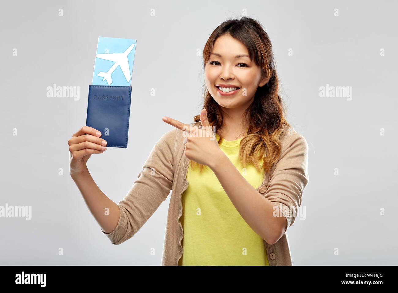 Air travelling concept passport hi-res stock photography and images - Alamy