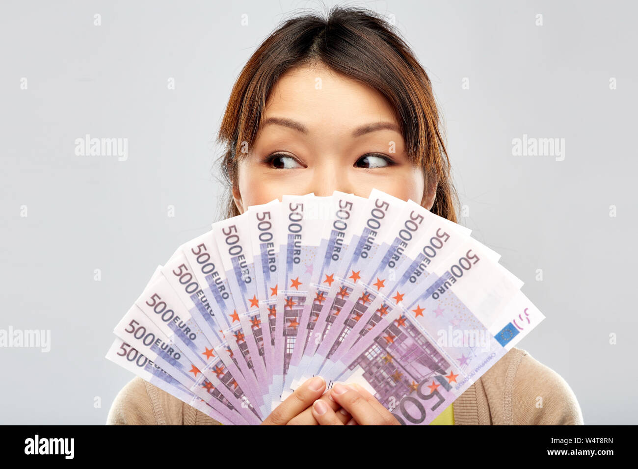Asian fan euro hi-res stock photography and images - Alamy