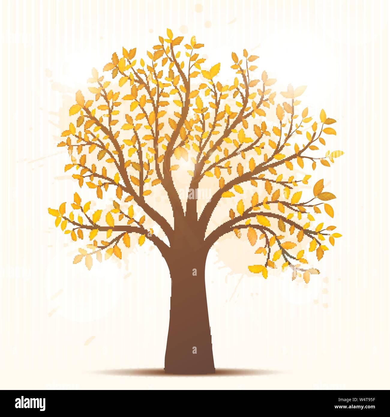 Autumn tree vector Stock Vector Image & Art - Alamy