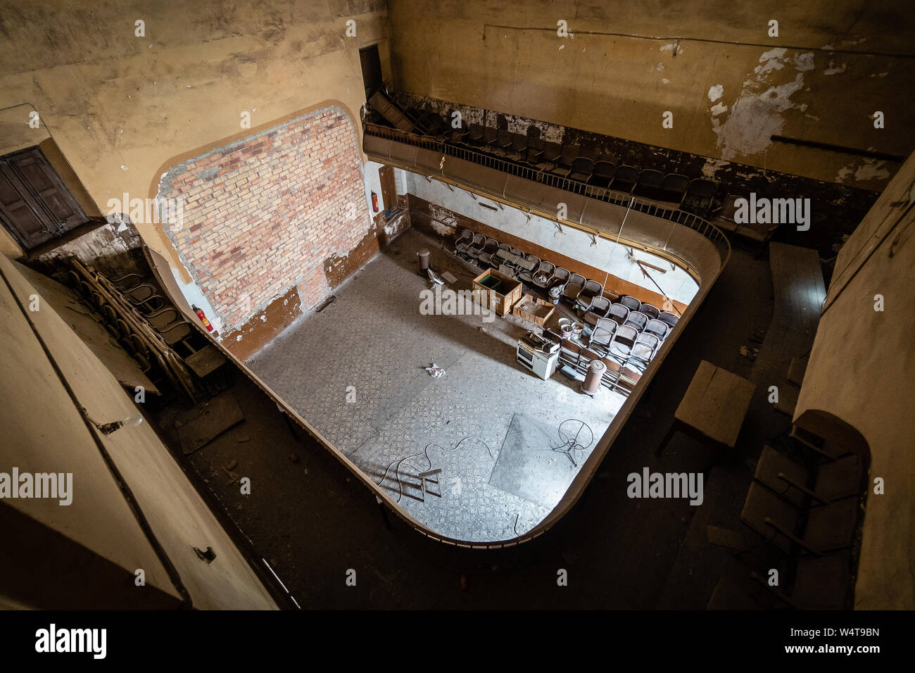 Inside Old Movie Theater High Resolution Stock Photography and Images ...