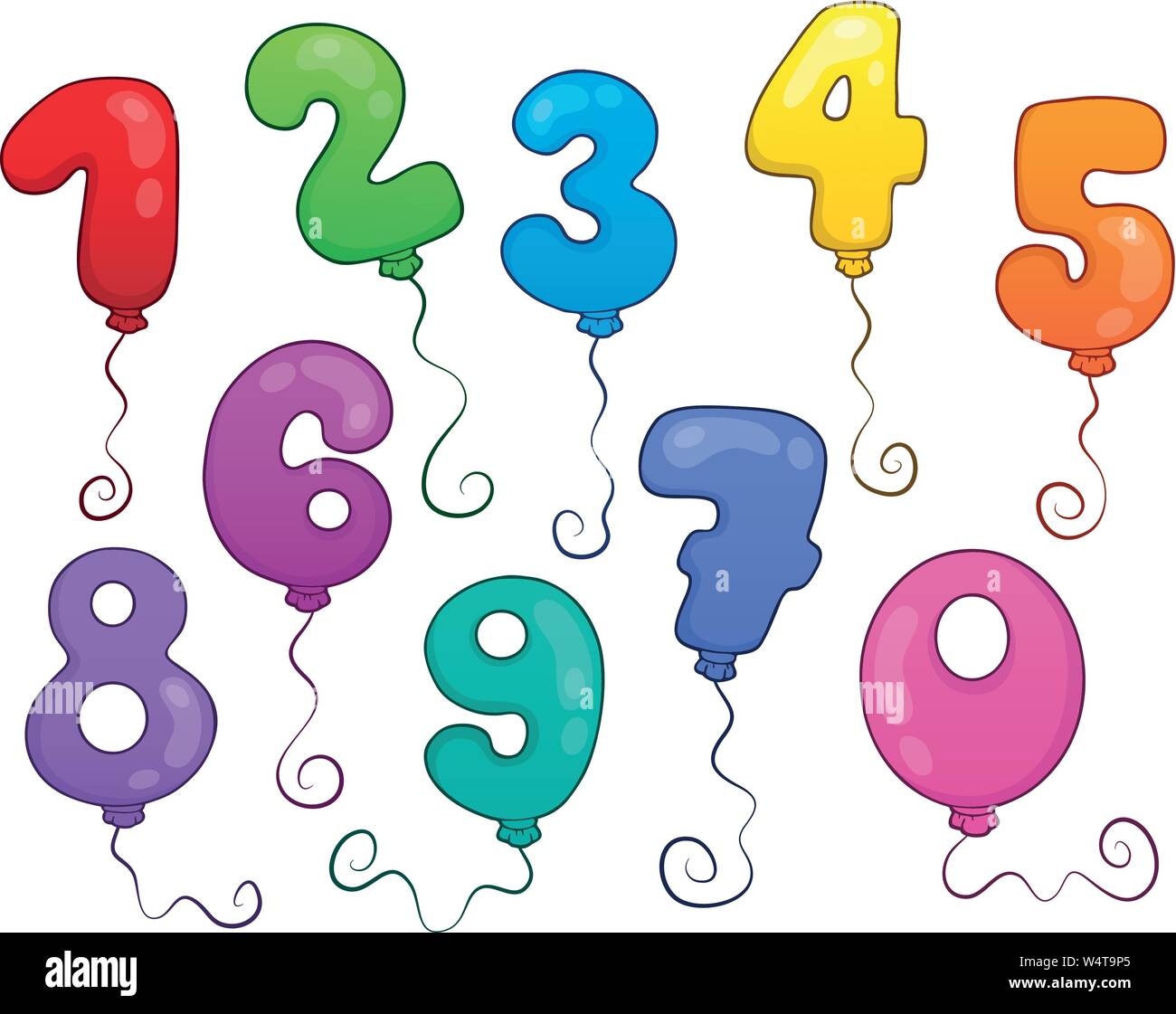 Inflatable numeral 1 Stock Vector Images - Alamy