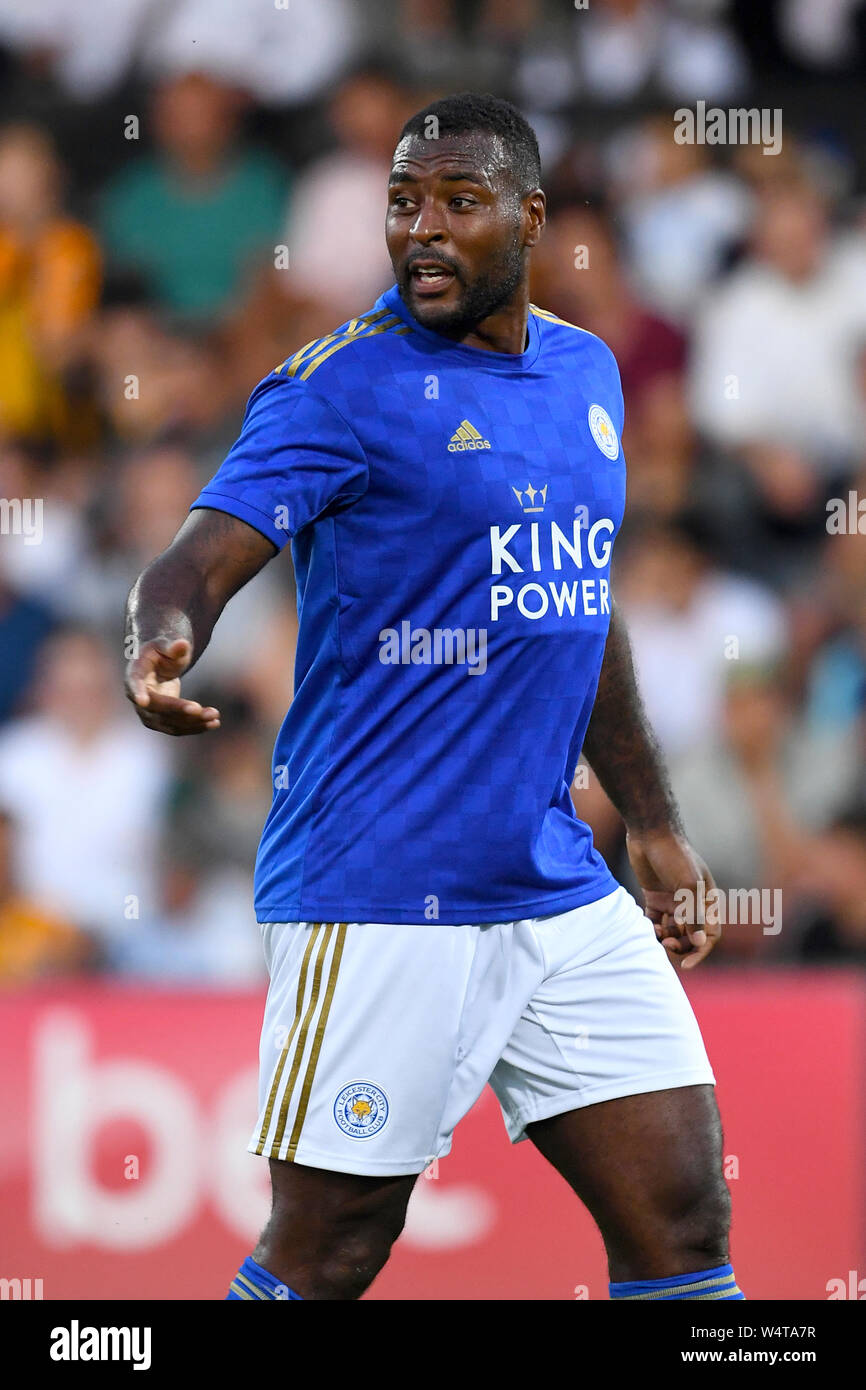 Wes Morgan, Leicester City Stock Photo - Alamy