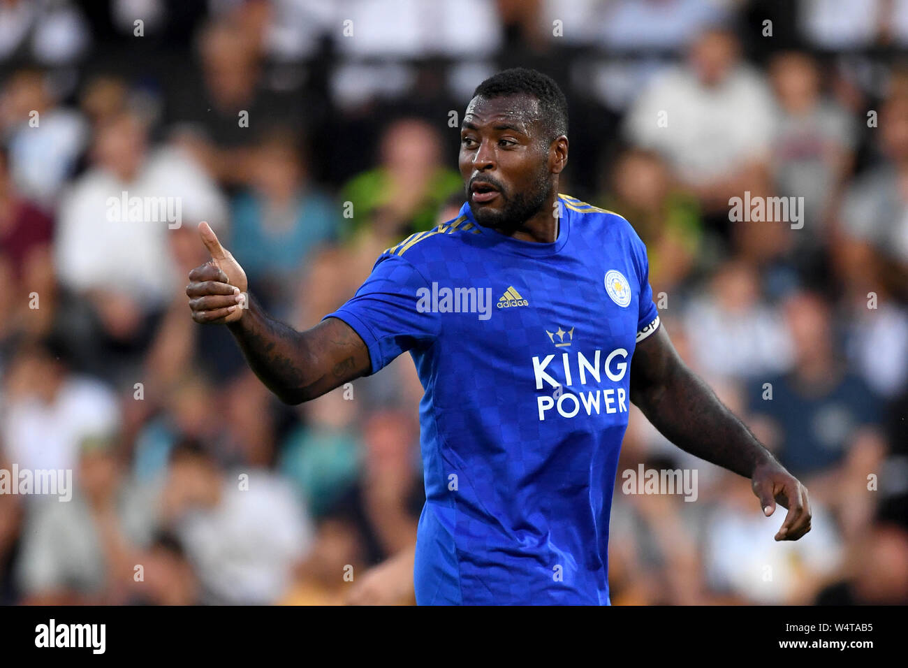 Wes Morgan, Leicester City Stock Photo - Alamy