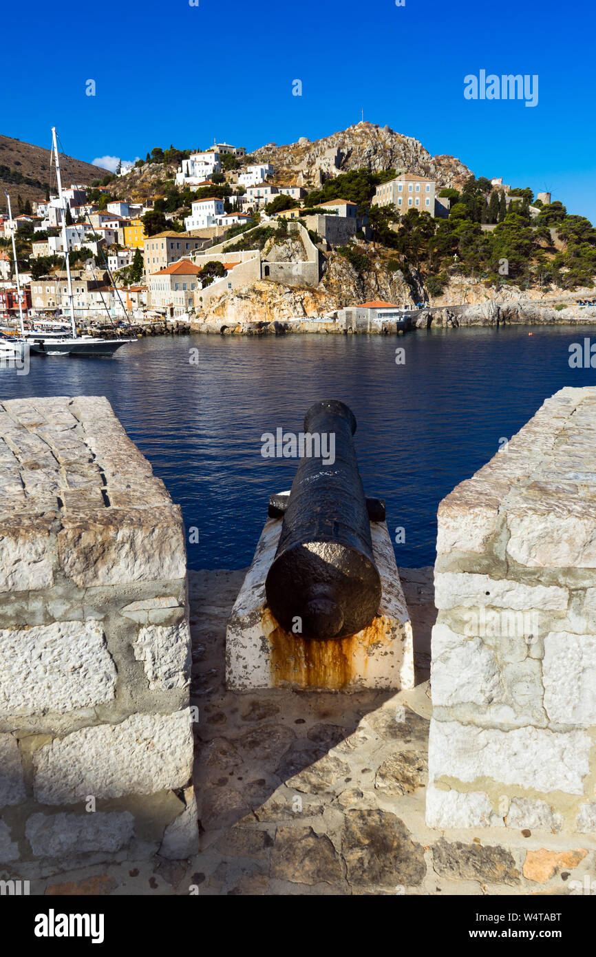 View of Hydra island, Greece Stock Photo - Alamy