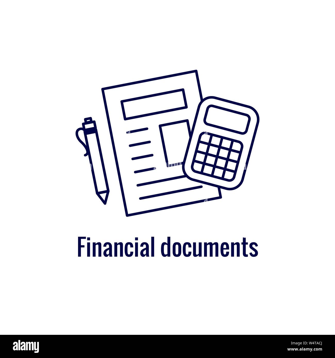 Accountant or Accounting Icon Set w money, accounting and similar ...