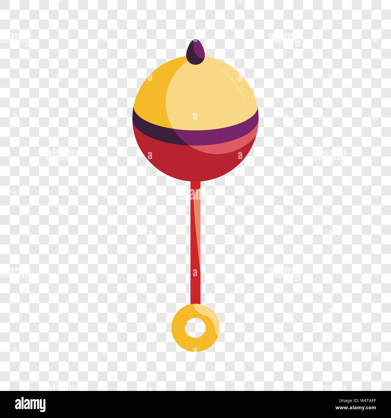 Baby rattle icon, cartoon style Stock Vector Image & Art - Alamy