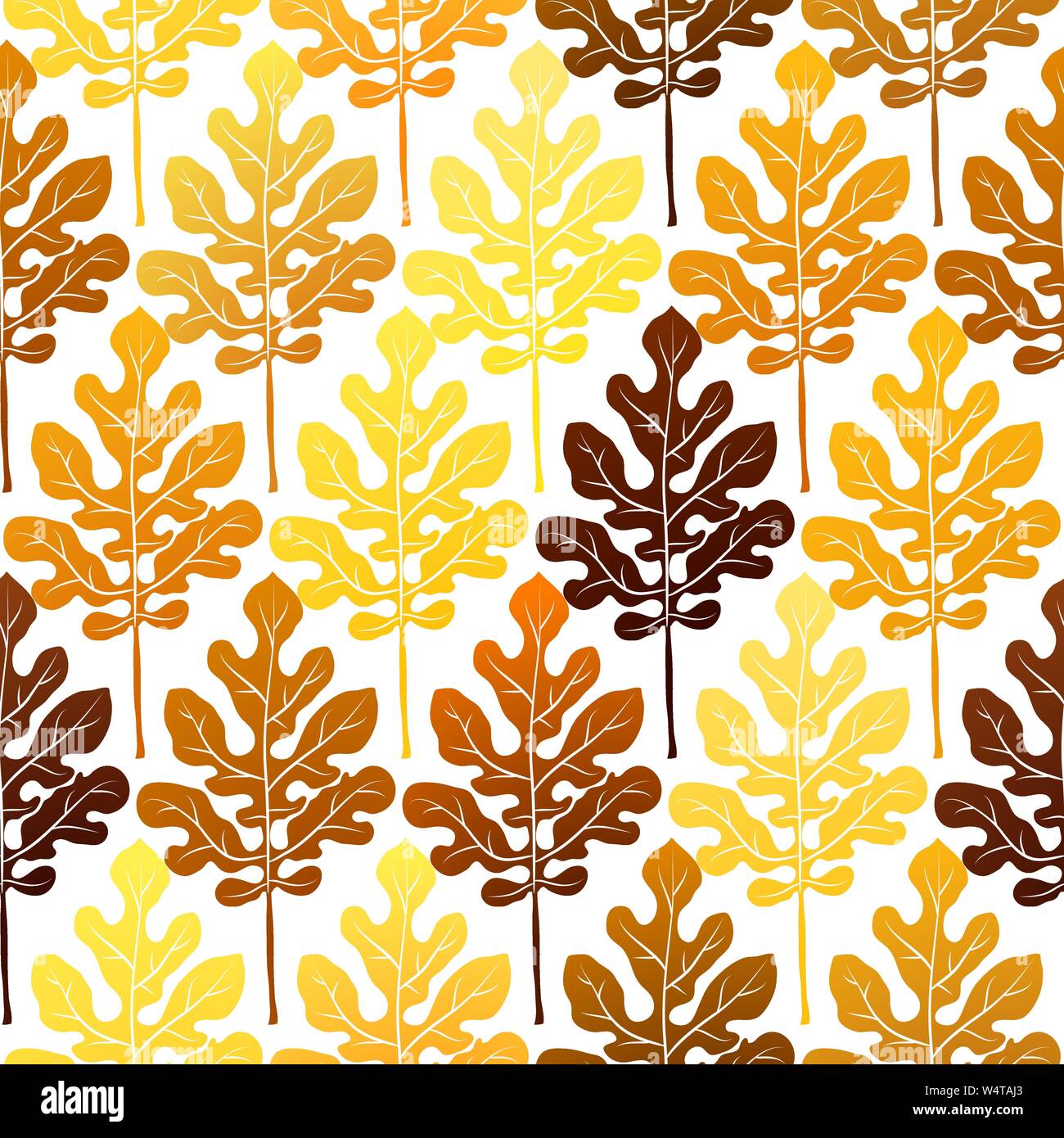 Autumn leaves seamless pattern vector background Stock Vector Image ...