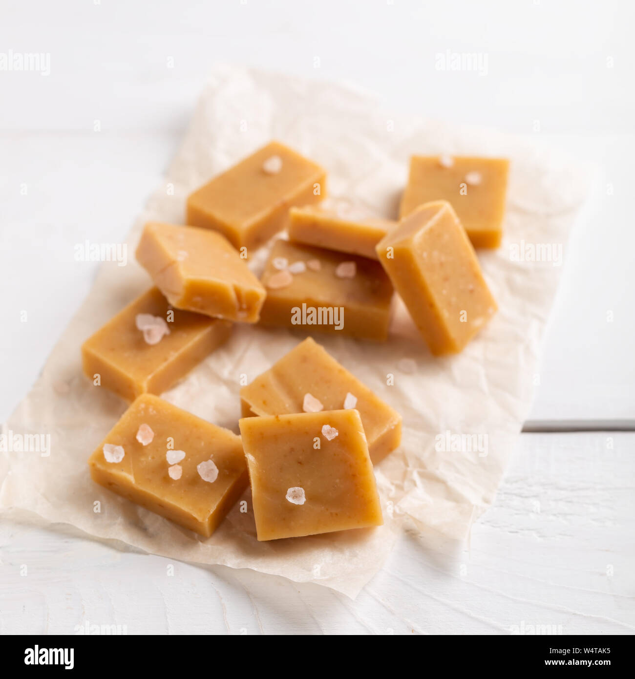 Caramels with salt hi-res stock photography and images - Alamy