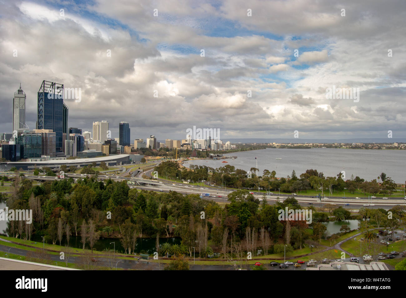 Perth skyline aerial High Resolution Stock Photography and Images - Alamy