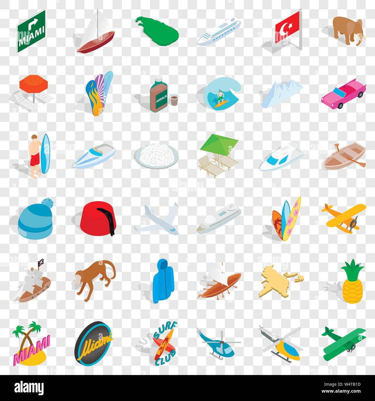 Test icons set, isometric style Stock Vector Image & Art - Alamy