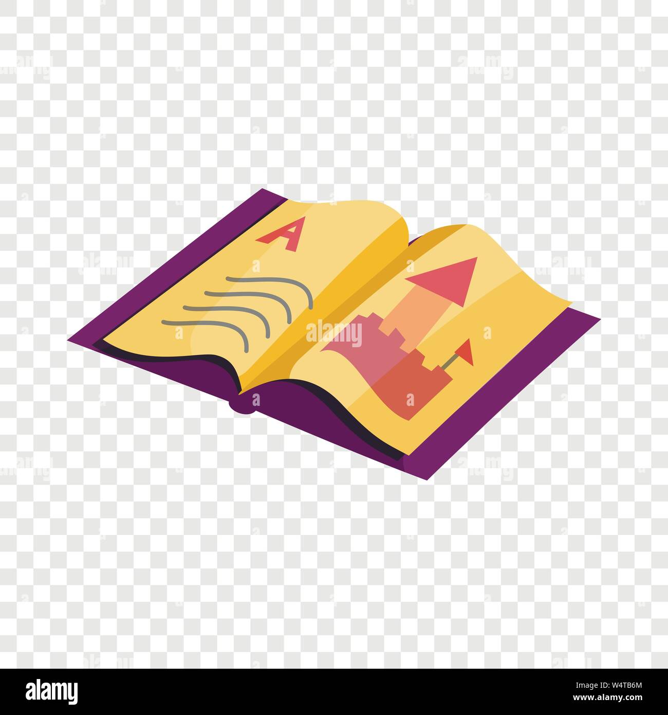 ABC book icon, cartoon style Stock Vector Image & Art - Alamy