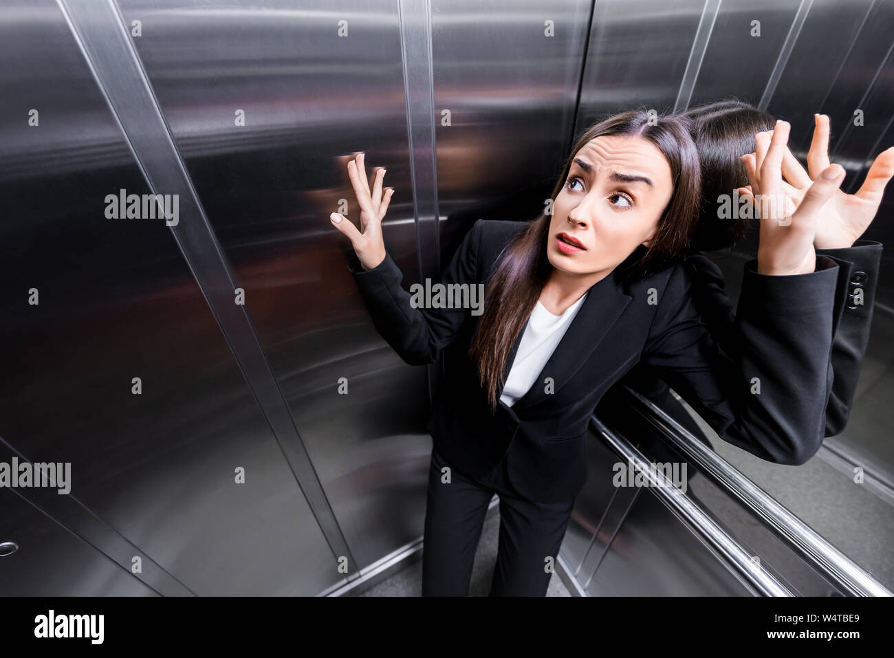 Claustrophobia elevator hi-res stock photography and images - Alamy